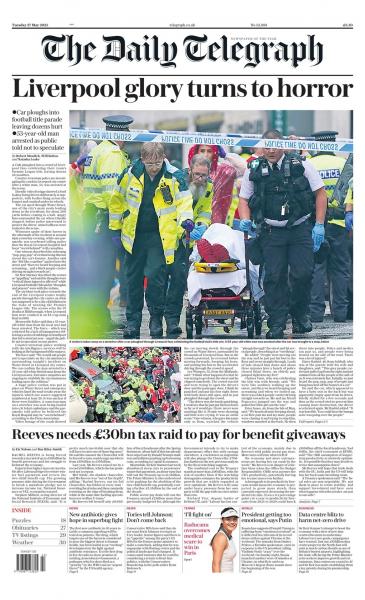 Ο τρόμος στο Λίβερπουλ συγκλόνισε τον αγγλικό Τύπο – Τι γράφουν τα πρωτοσέλιδα (pics) | SDNA