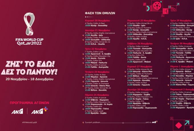 FIFA WORLD CUP QATAR 2022, σήμερα η μεγάλη πρεμιέρα! (vid) | SDNA