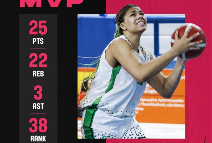 Α1 Γυναικών: MVP της 21ης Αγωνιστικής η Μίγια Μπέρκμαν | SDNA