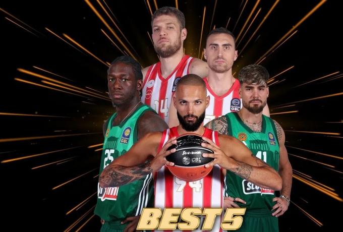 Φουλ των... αιωνίων η καλύτερη πεντάδα της χρονιάς στην Stoiximan GBL | SDNA