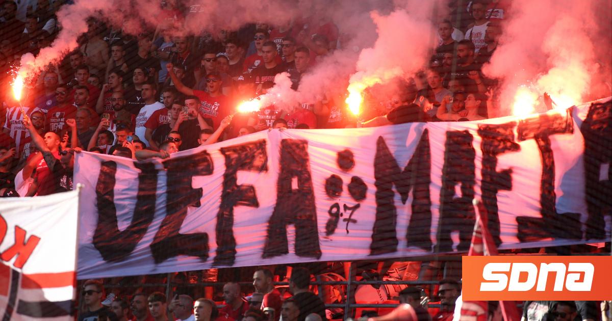 Πανό UEFA Mafia στο Καραϊσκάκης | SDNA
