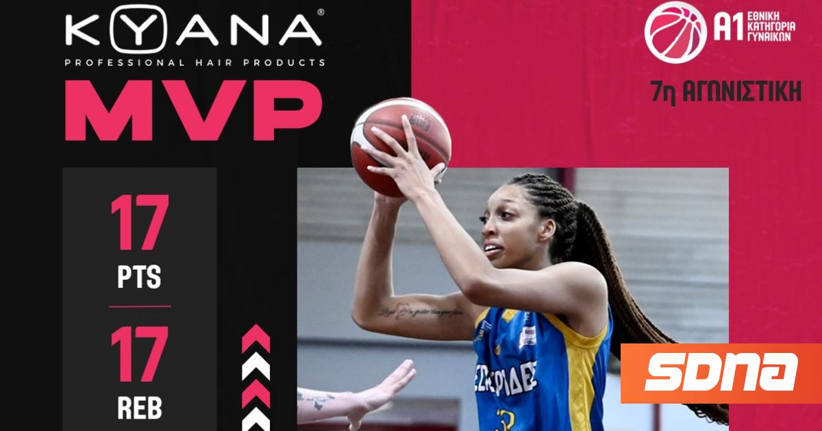 Α1 Γυναικών: MVP της αγωνιστικής η Αλίγια Πάτι (vid) | SDNA