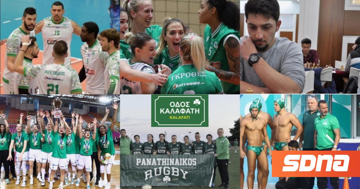 49 νίκες σε δέκα σπορ και τρεις τίτλοι για τον Παναθηναϊκό την τελευταία εβδομάδα! | SDNA