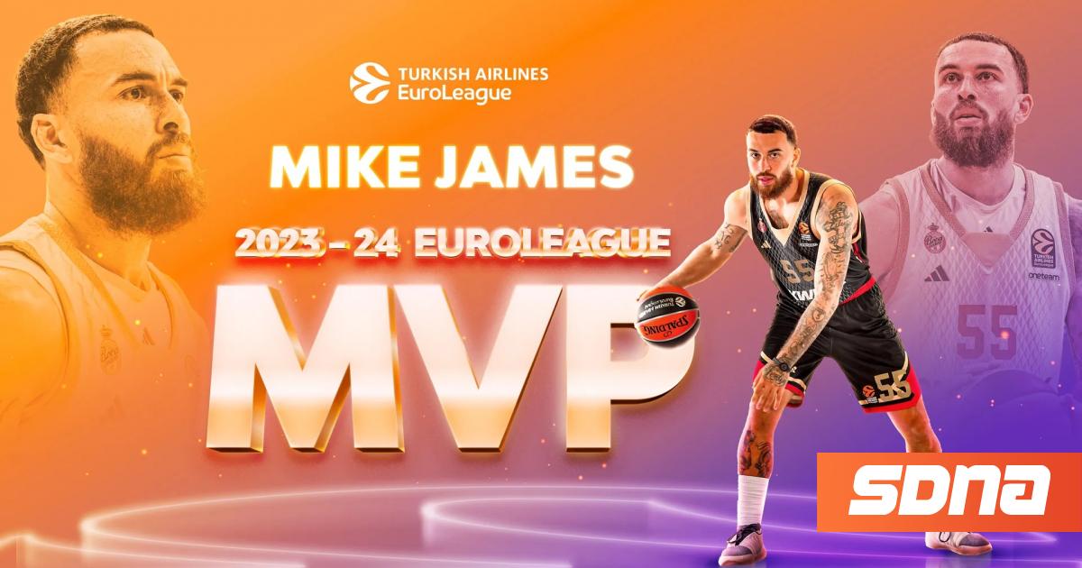 Σοκ: MVP στη Euroleague ο Τζέιμς | SDNA
