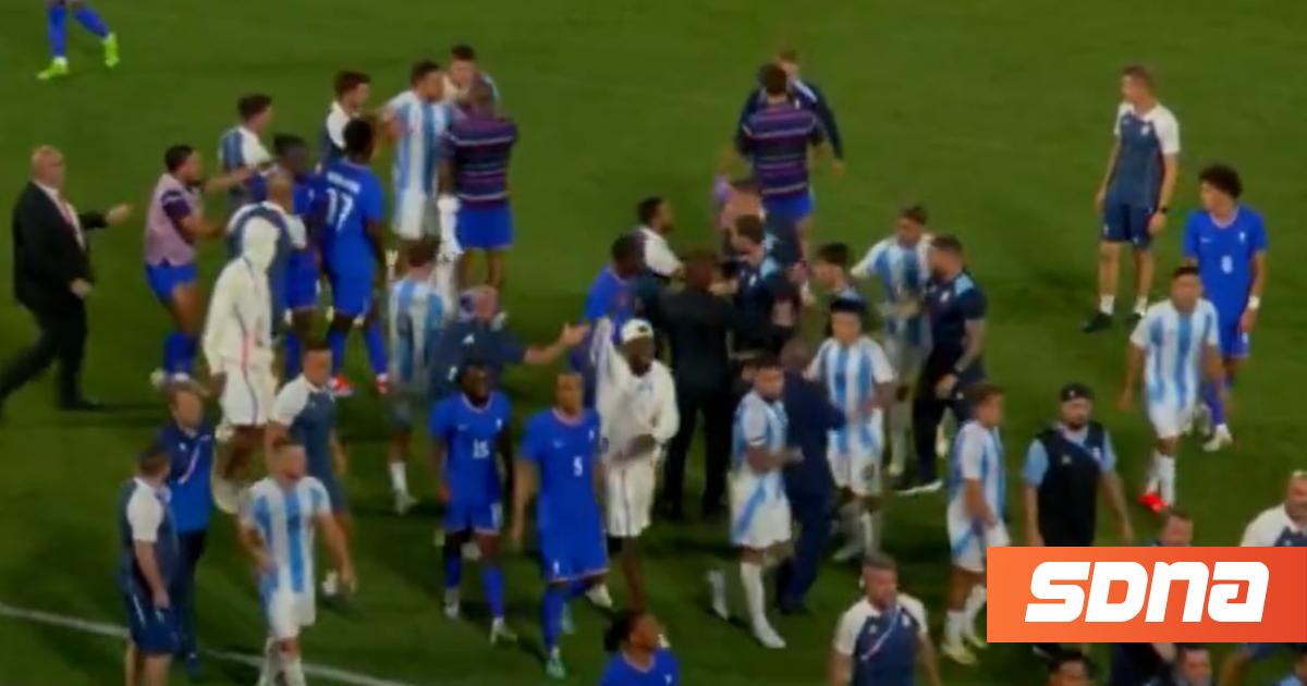 Χαμός και ξύλο μετά τον προημιτελικό Γαλλίας-Αργεντινής στο ολυμπιακό τουρνουά ποδοσφαίρου (vid ...