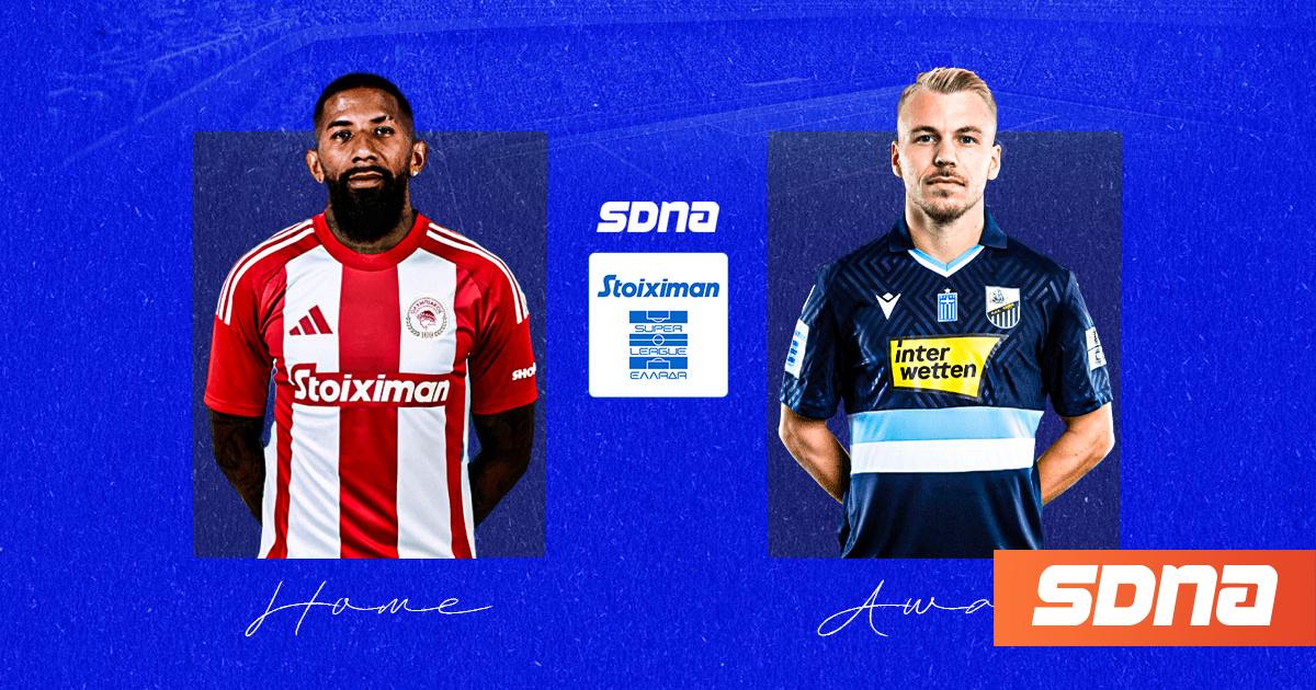 Live: Ολυμπιακός - Λαμία | SDNA