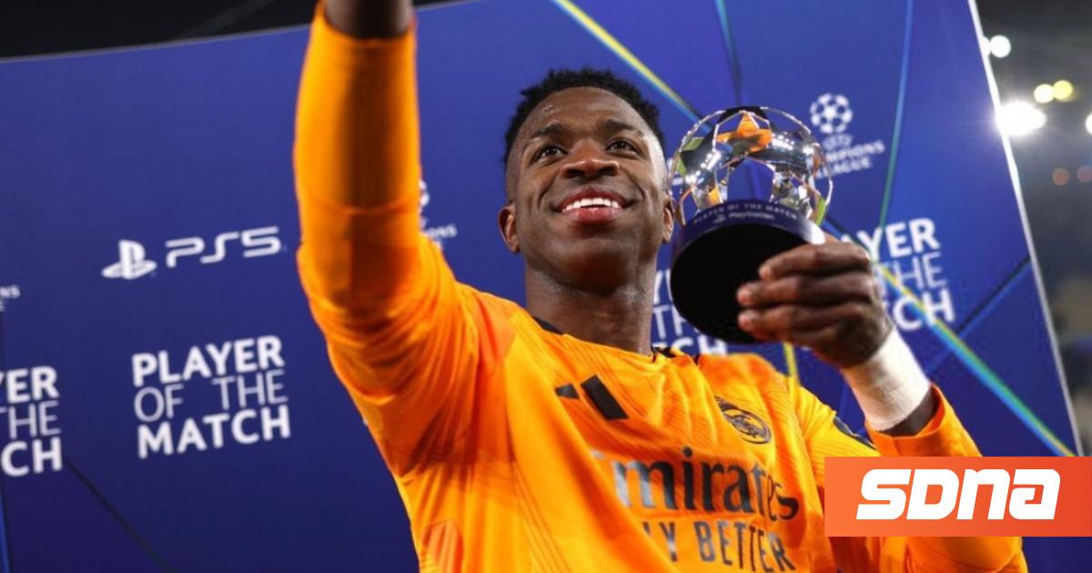 Ο Βίνι πήρε το βραβείο του MVP και την... είπε στους οπαδούς της Σίτι (pic) | SDNA