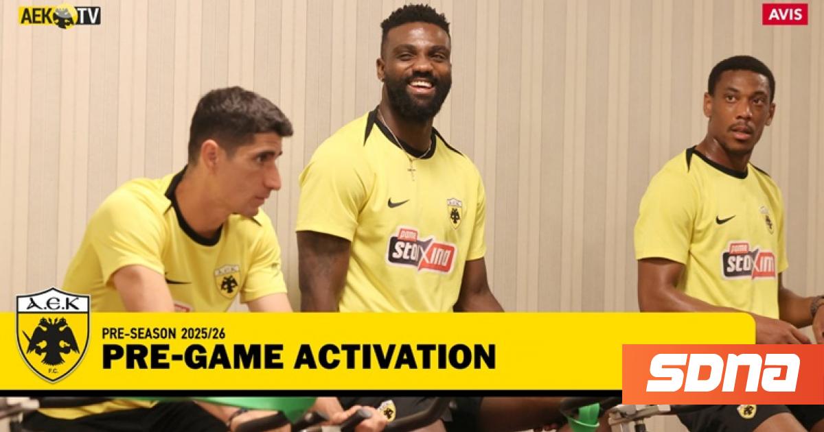 ΑΕΚ: Ενεργοποίηση στο γυμναστήριο το πρωί εν όψει Ζούλτε Βάρεγκεμ (vid) | SDNA